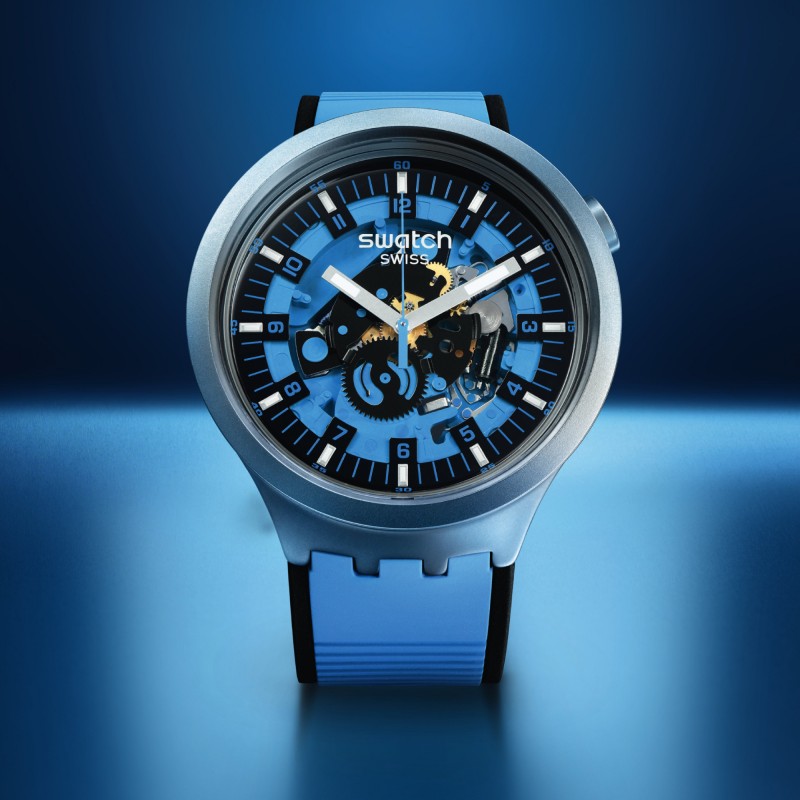 Orologio Swatch AZURE BLUE DAZE SB07S106| De Wrachien Gioielli
