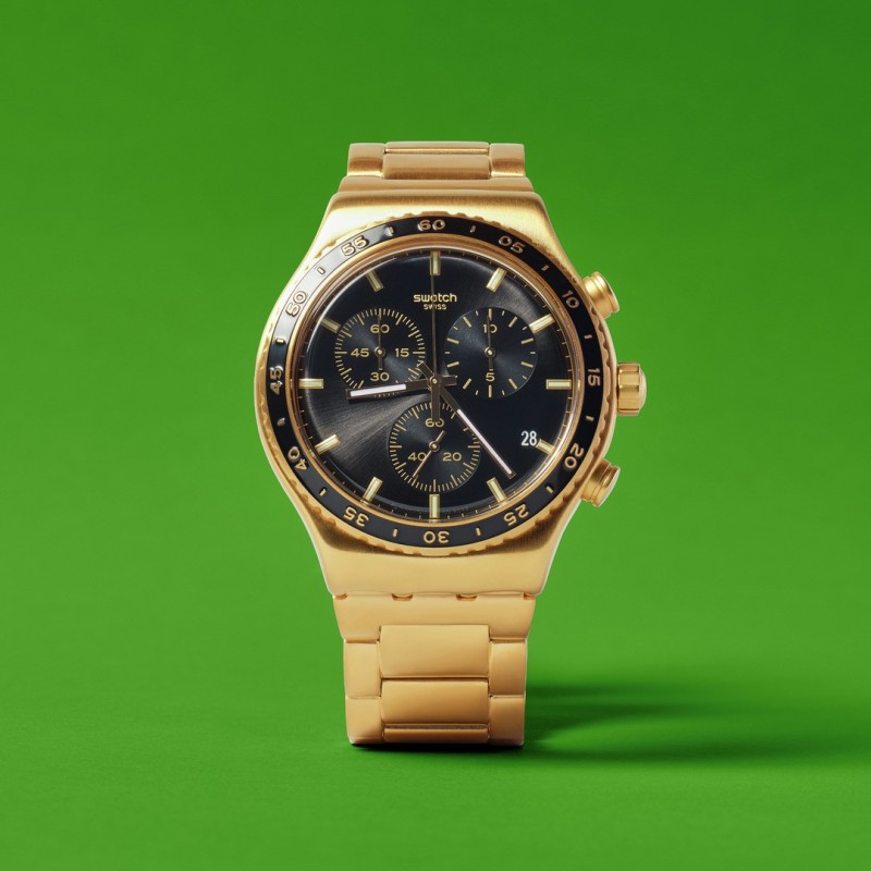 Orologio Swatch IN THE BLACK YVG418G | De Wrachien Gioielli