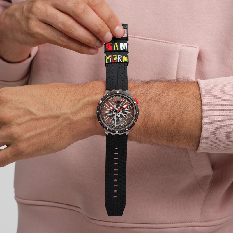 Orologio Swatch Big Bold THE PILGRIM - TREAD ON IT SB05K103 | De ...